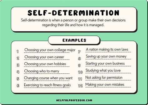 15 Self Determination Examples 2025