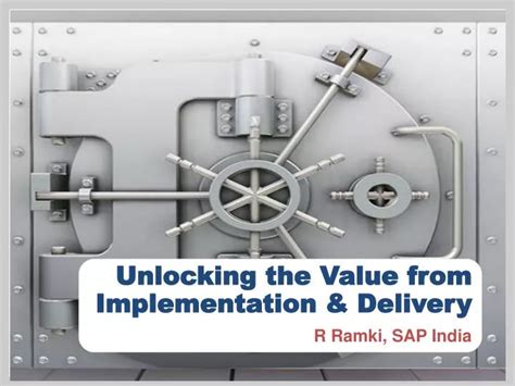 PPT Unlocking The Value From Implementation Delivery PowerPoint Presentation ID