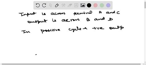 SOLVED As Shown Is Figure The Input Is Across The Terminal A And C And The Output Is Across B