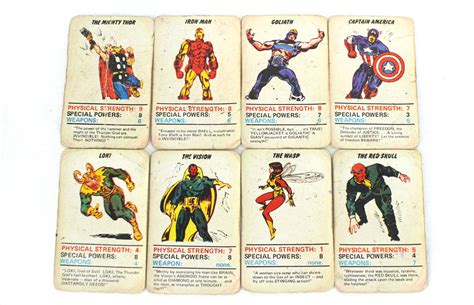 Retromashmarvel Super Heroes Card Game Retromash