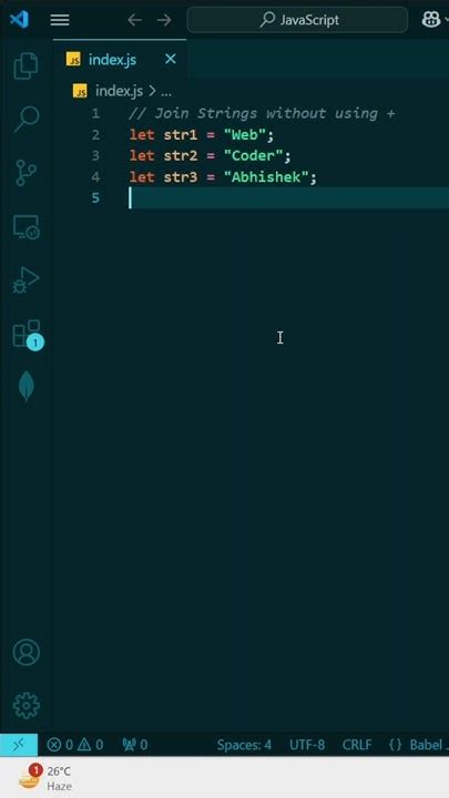 Concatenate Strings Javascript Interview Questions Javascript
