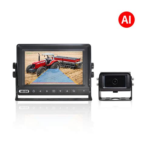 Ai Pedestrian Detection Backup Canera System With Waterproof Reversing Monitor Ai Pedestrian