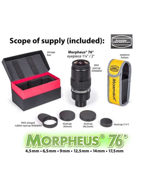 Baader Planetarium Baader Morpheus 76deg Eyepiece 175mm Camera Concepts And Telescope Solutions Baader Planetarium Baader Morpheus 76deg Eyepiece 175mm Camera Concepts And Telescope Solutions