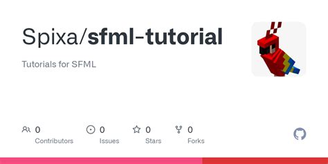 Github Spixasfml Tutorial Tutorials For Sfml