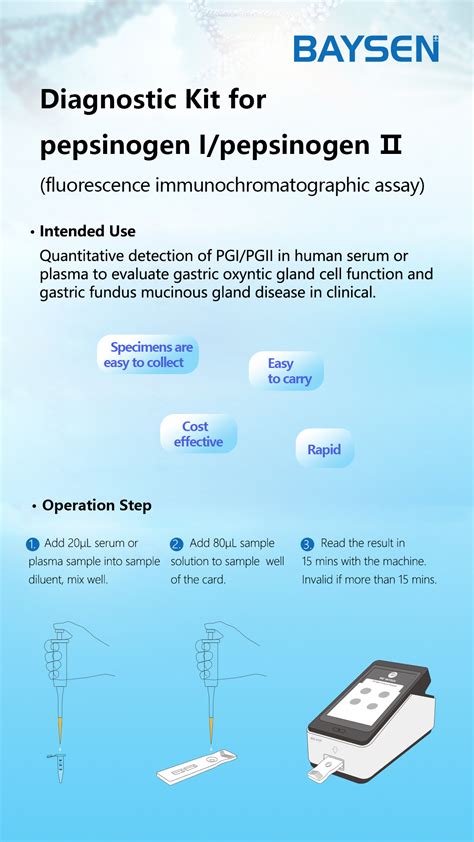 100 Original Ev71 Rapid Test Diagnostic Kit For Pepsinogen I
