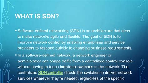 self healing architecture in sdn pptx computer networking computing