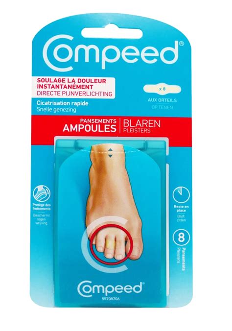 Compeed 8 Pansements Ampoules Orteils