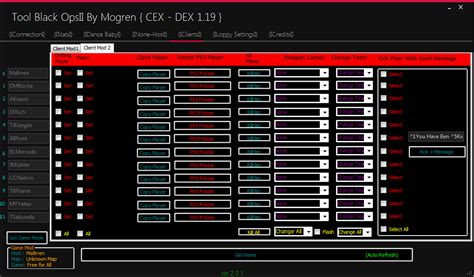 [ 1 19 ] bo ii rtm tool full feature by ma8rren [ cex dex