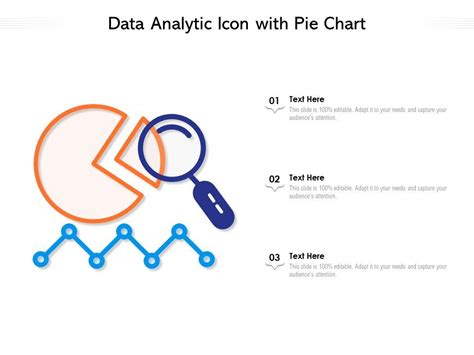 Data Analytic Icon With Pie Chart Presentation Graphics Presentation Powerpoint Example
