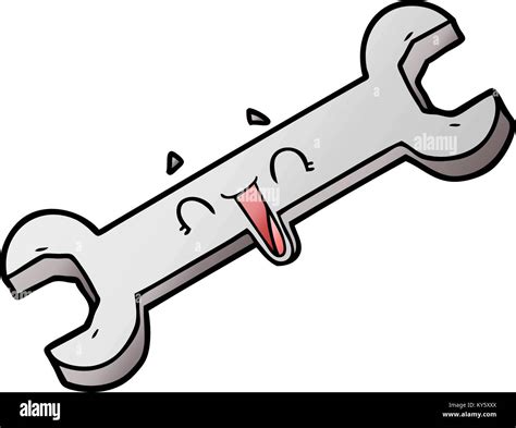 Cartoon Laughing Spanner Stock Vector Image And Art Alamy