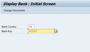 How To Display Bank Master Data In SAP SAP Tutorials