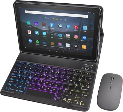 Gysdcaz Keyboard Case For Amazon Kindle Fire Hd 10and10 Plus