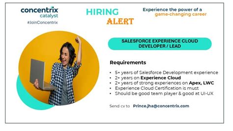 Concentrix Salesforce Openings Santanu Boral ☁ 12 Comments