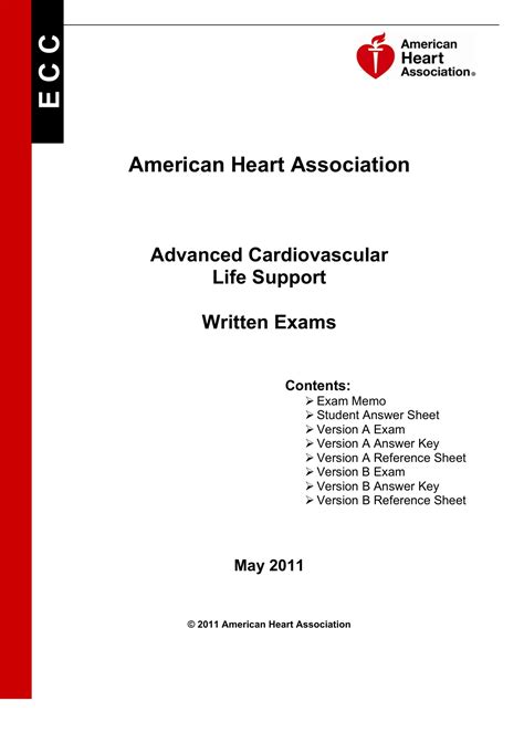 Acls Exam Version A And B 2023 Questions With Answers Acls Stuvia Us