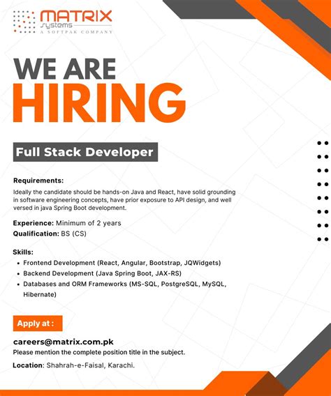 Matrix Systems Pvt Ltd On Linkedin Matrixsystems Careeropportunity