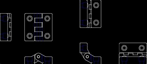 Plastic Hinge Dwg Block For Autocad • Designs Cad