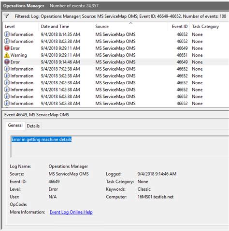 Service Map Scom Pack Errors And Events Kevin Justins Blog