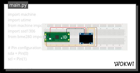 BME280 With MicroPython Copy Wokwi ESP32 STM32 Arduino Simulator