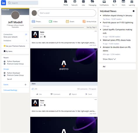 Github Jlmodelllinked In Clone Jlmodell Creating A Visual Linked In