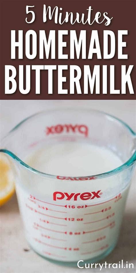 How To Make Buttermilk From Scratch Artofit
