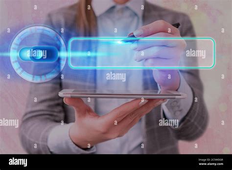 Graphics Padlock For Web Data Information Security Application System