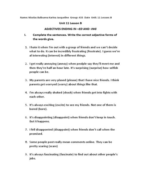 Unit 11 Lesson B Pdf