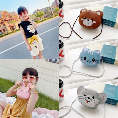 Mallmart กระเป๋า กระเป๋าเด็ก กระเป๋าสตางค์ น่ารัก ลายการ์ตูน คาดหน้าอก สะพายข้าง Mallandmart