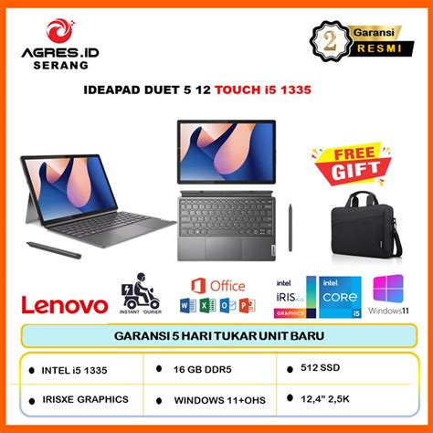 Jual Lenovo Ideapad Duet Touch Intel I Gb Ssd W Ohs K Shopee Indonesia