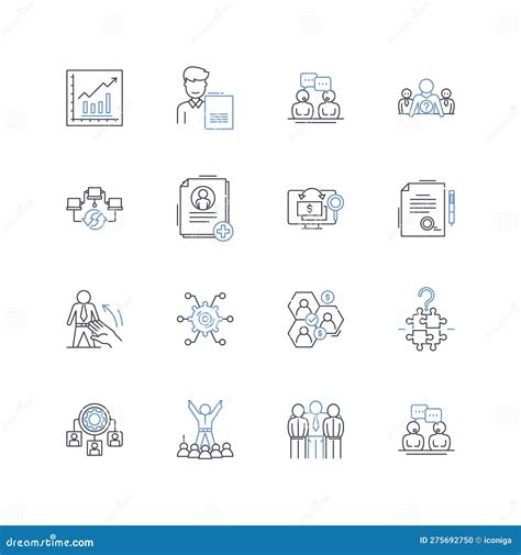 Nerking Training Line Icons Collection Nerking Connections