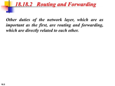 intro network layer chapter 18 forouzan ppt