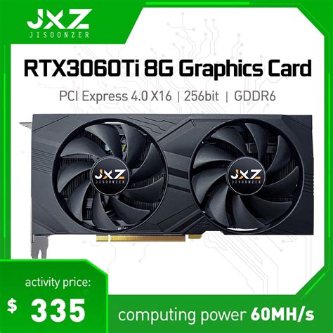 การ์ดจอ Rtx 3060ti 8g 256bit Gddr6 Hdmi Dp 3060 Ti 8g Gpu Shopee Thailand