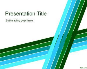 Free Lines PowerPoint Template