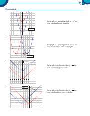 HL Chapter Functions Exercise Worked Solutions Pdf Exercise Y The Graph Of