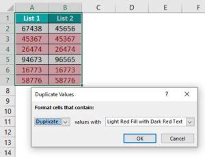 Compare Two Lists In Excel Top Methods With Examples