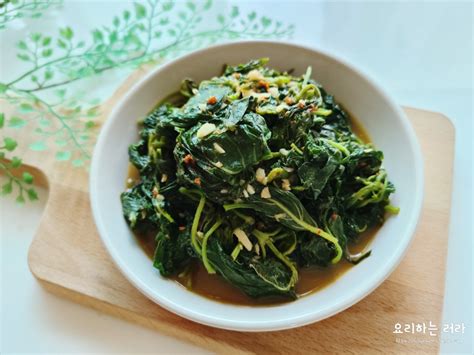 간장 깻잎순조림 깻순나물 촉촉한 바라깻잎볶음