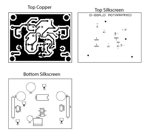 Comparator Circuit Class D Amplifier Electronic Schematic