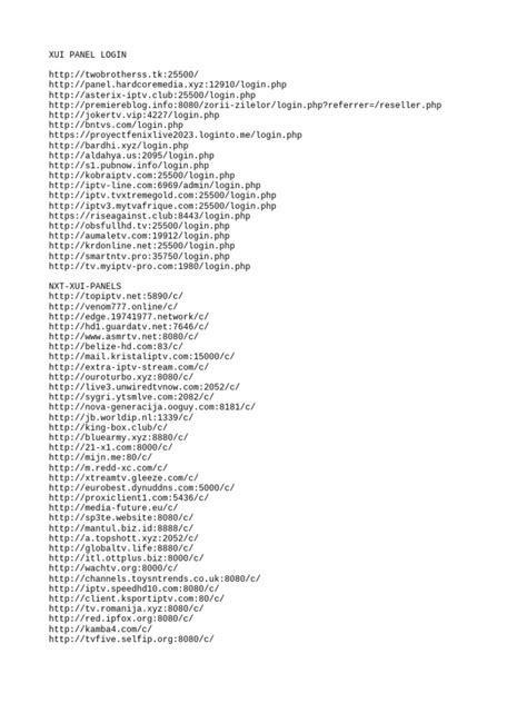 Panels Xui Nxt Xui Login Pdf