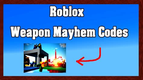 Roblox Weapon Mayhem Codes 😱 Youtube
