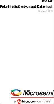 MPFS T FCVG E Datasheet Microchips PolarFirereg SoC FPGA Family Delivers