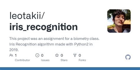 Github Leotakiiirisrecognition This Project Was An Assignment For