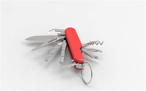 瑞士军刀 Solidworks 2014 模型图纸下载 懒石网