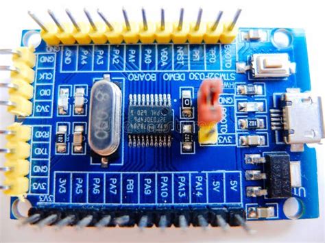 Programming Board Of Arduino Uno In Blue Colour Isolated In White