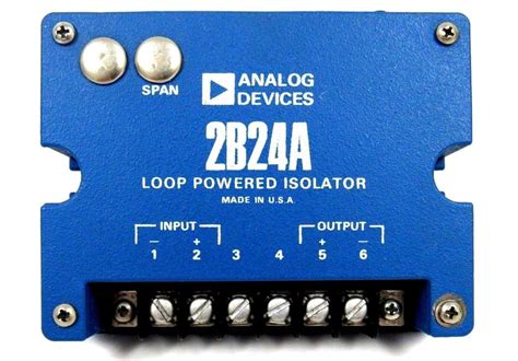 New Analog Devices 2b24a Loop Powered Isolator Sb Industrial Supply Inc