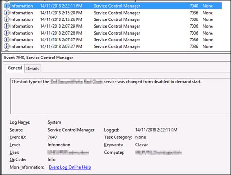 C Is It Possible To Log Who Started Or Stopped A Windows Service