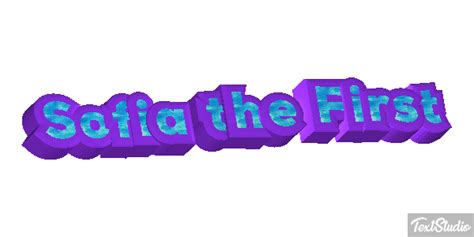Sofia The First Cartoon Animated GIF Logo Designs
