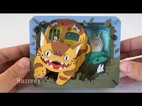 Build The Cat Bus From My Neighbor Totoro Paper Theater Youtube