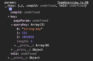 Reactjs React Query Callback Function Isn T Receiving QueryKey Array As Params Stack Overflow