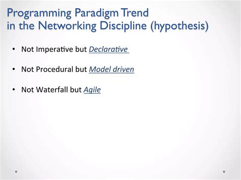 Declarative Programming And A Form Of Sdn Pdf Computer Networking