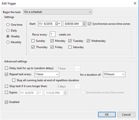 How To Schedule A Task With PowerShell To Run Every Hour Monday To Friday Between AM To PM