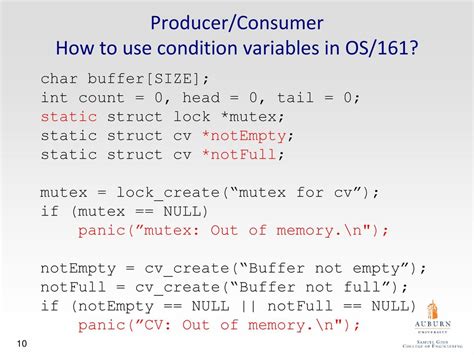 Auburn University Comp 3500 Introduction To Operating Systems Project 3